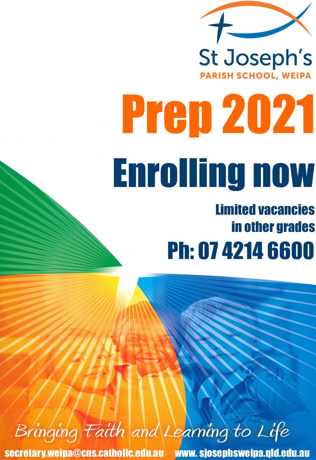 Prep Enrolments 2021 | St Joseph's Parish School, Weipa